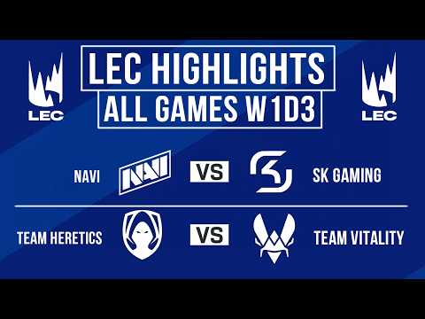 LEC Highlights ALL GAMES W1D3 | LEC 2026 Spring Split