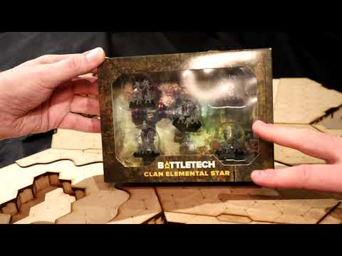 BATTLETECH: CLAN ELEMENTAL STAR Unboxing - YouTube