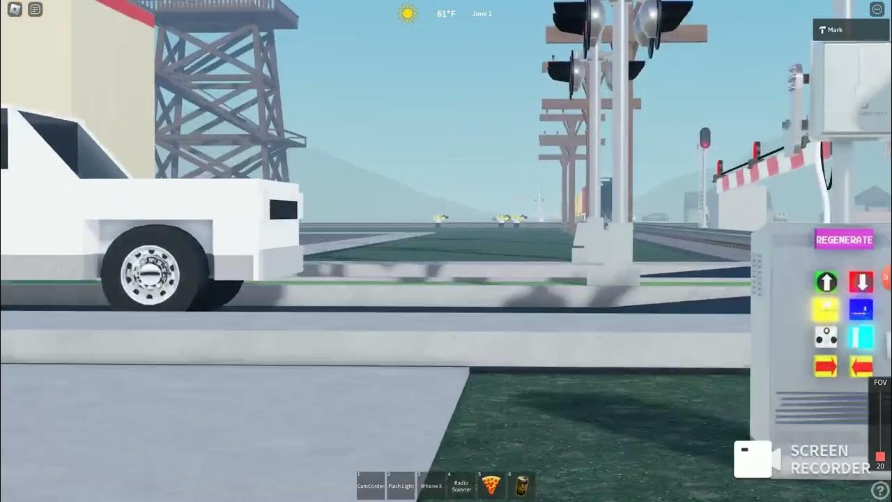 SJVR 2409 and 2164 passing the Airport Shafter California in Roblox - YouTube