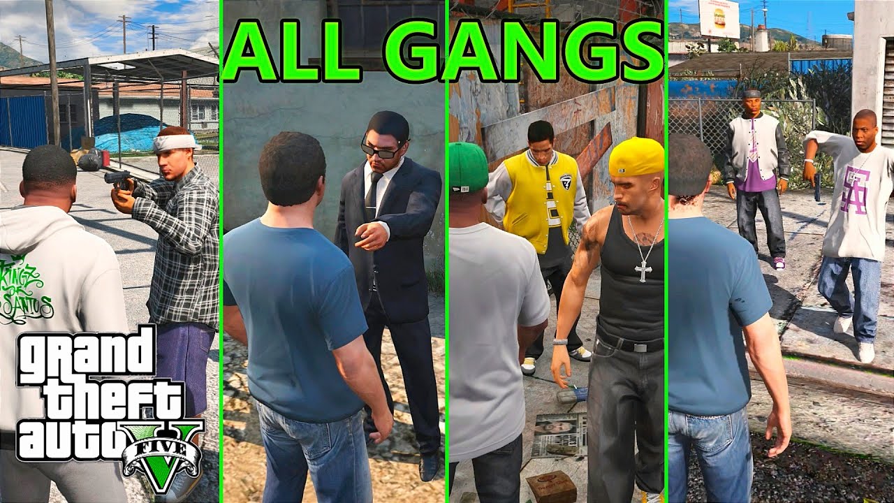 GTA 5 - What Happens if You Visit the Locations of Gangs and Crime ...