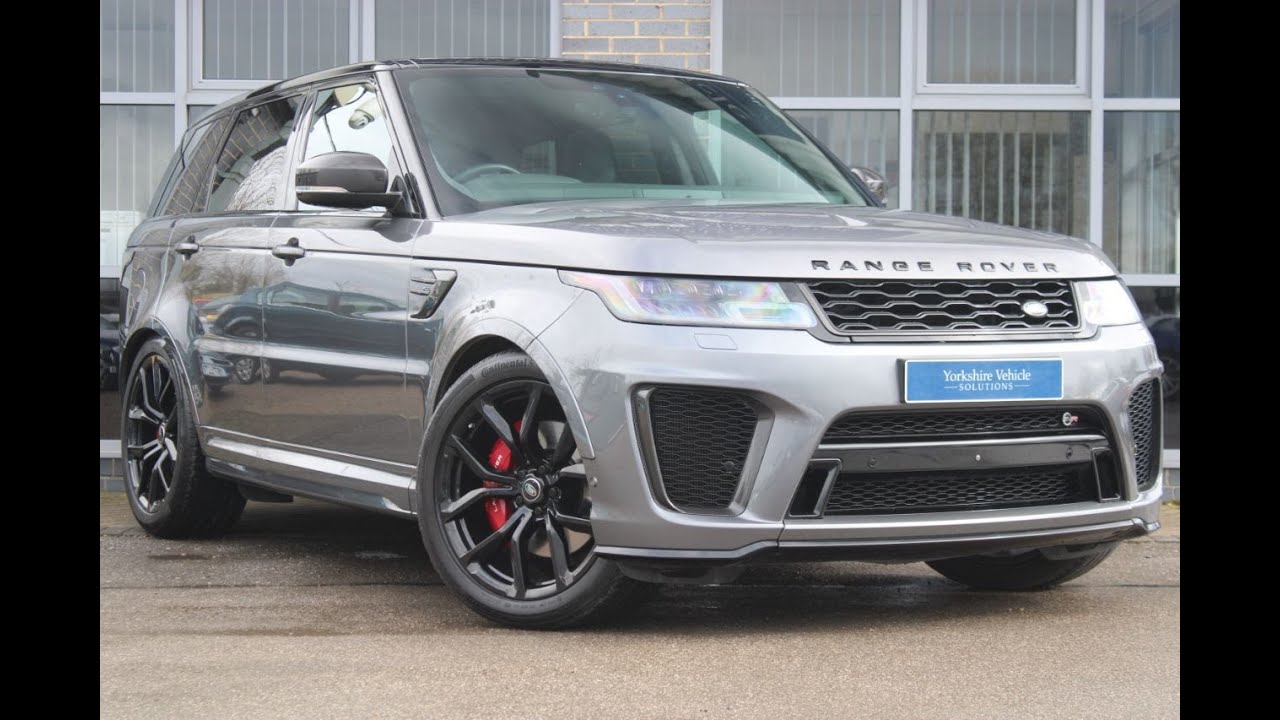2018 (18) Land Rover Range Rover Sport 5.0 P575 V8 SVR Auto 4WD Euro 6 ...