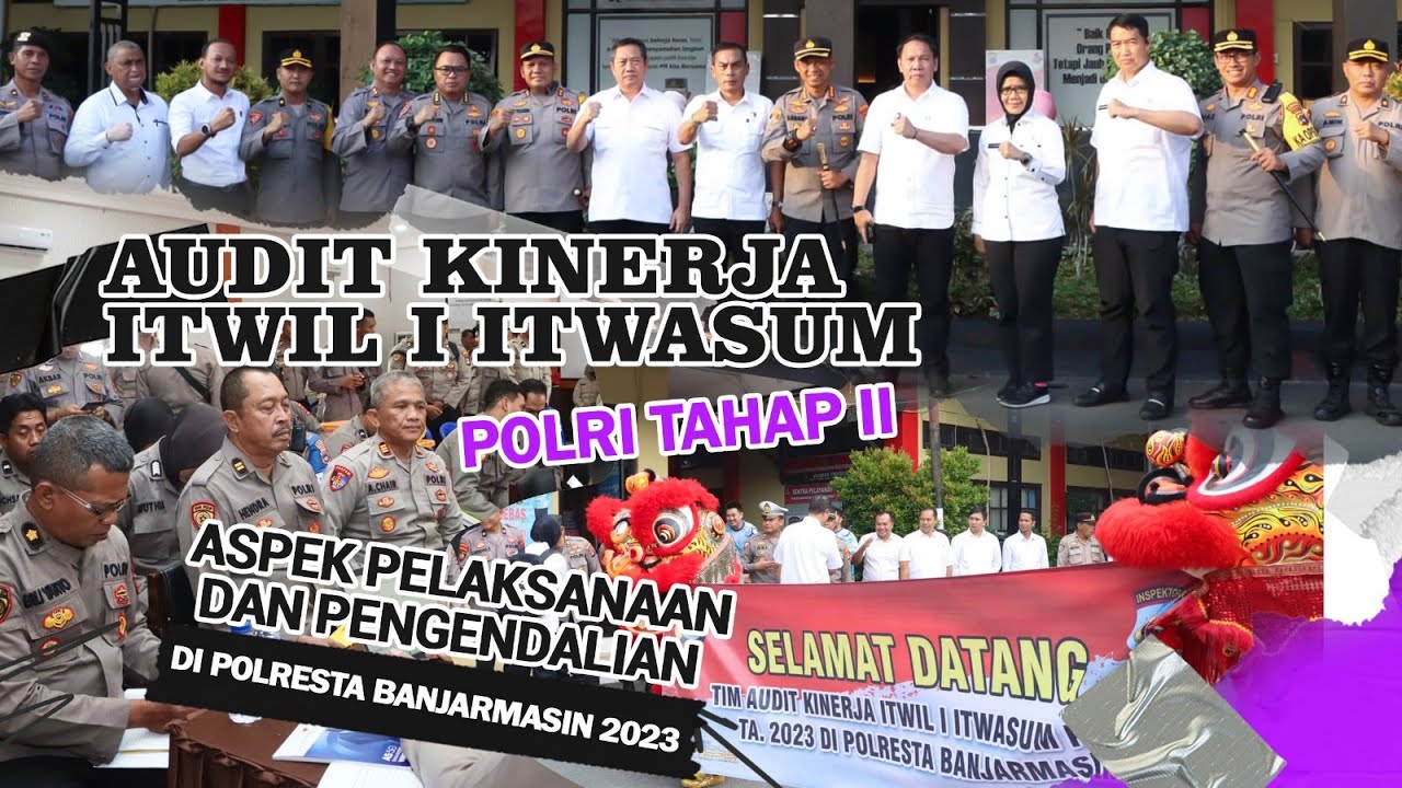 Audit Kinerja Itwil I Itwasum Polri Tahap II TA 2023 Di Polresta ...