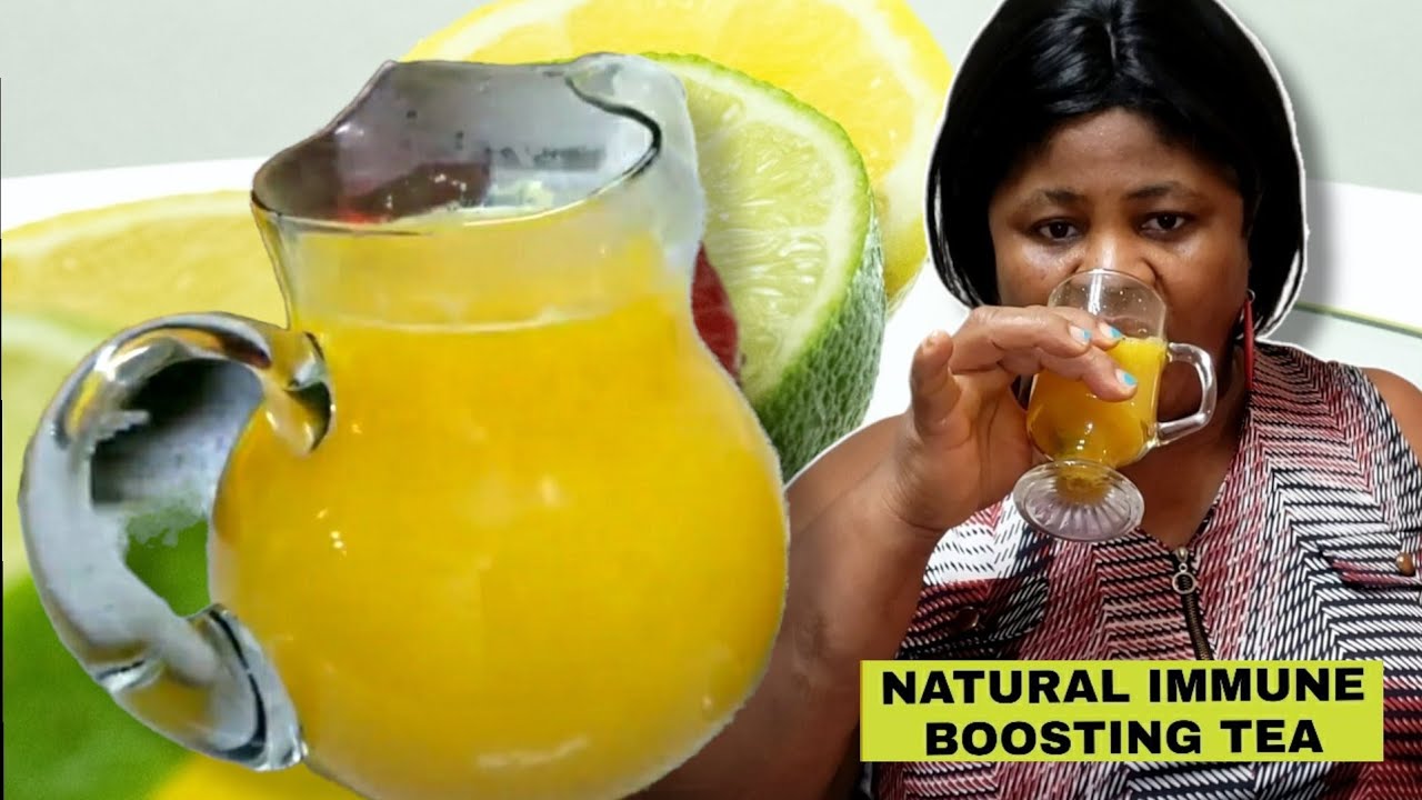 NATURAL IMMUNE BOOSTING TEA RECIPE - YouTube