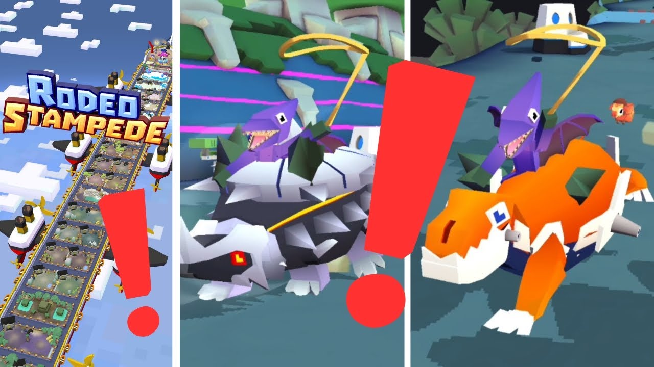 DIMETRODON and ANKYLO ROBOT in RODEO STAMPEDE - YouTube