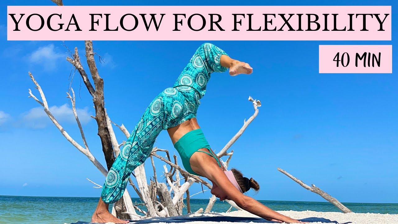 40 min Vinyasa Yoga Flow For Flexibility | Hamstrings, Inner thighs ...