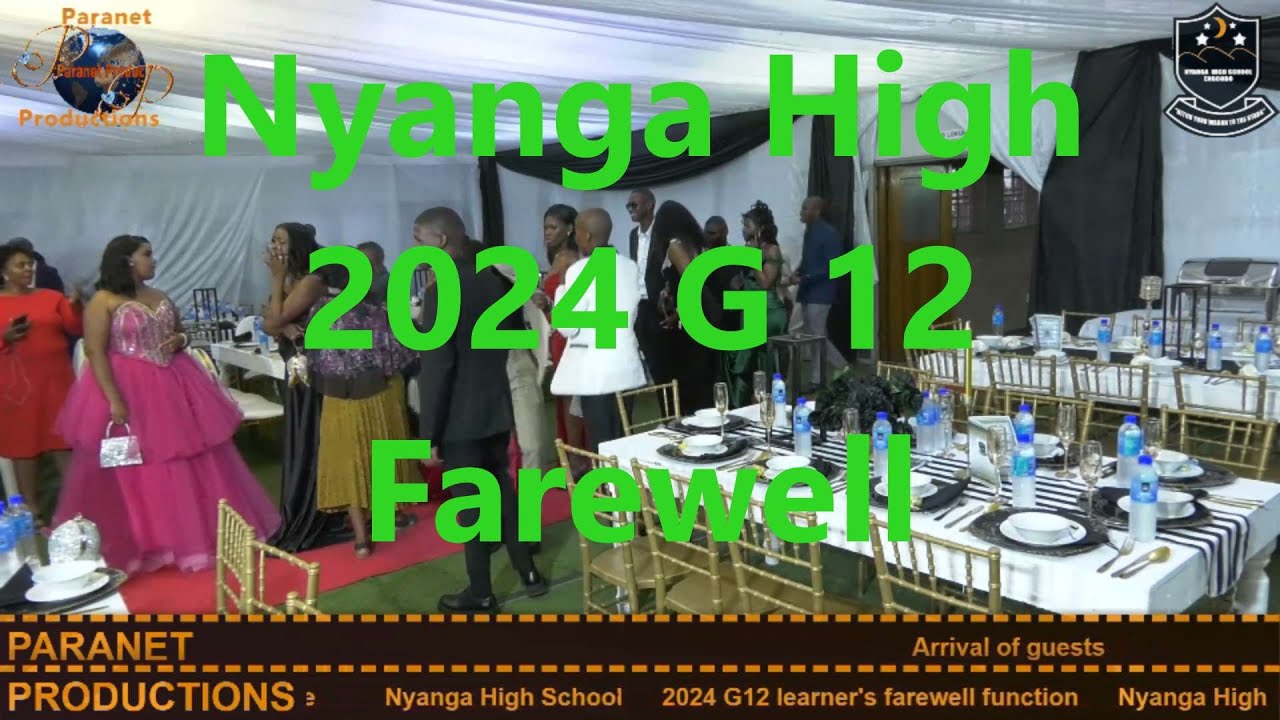 Nyanga high 2024 G12 farewell - YouTube