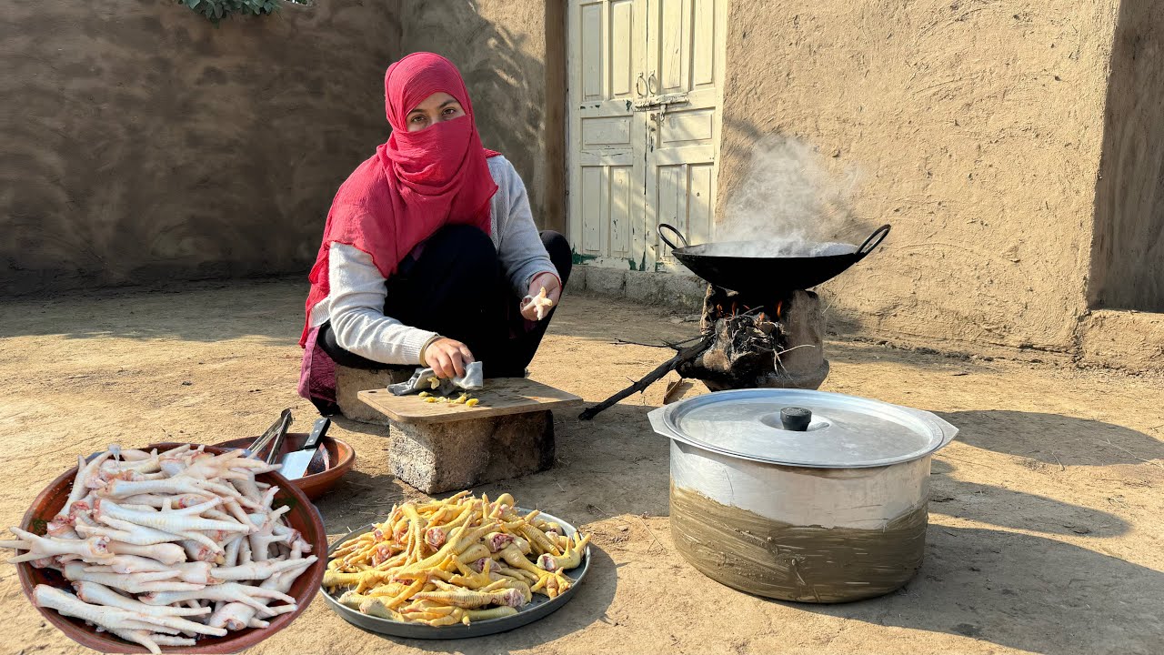 hen legs cooking chicken ke panje saaf karne chicken leg recipe chicken ...
