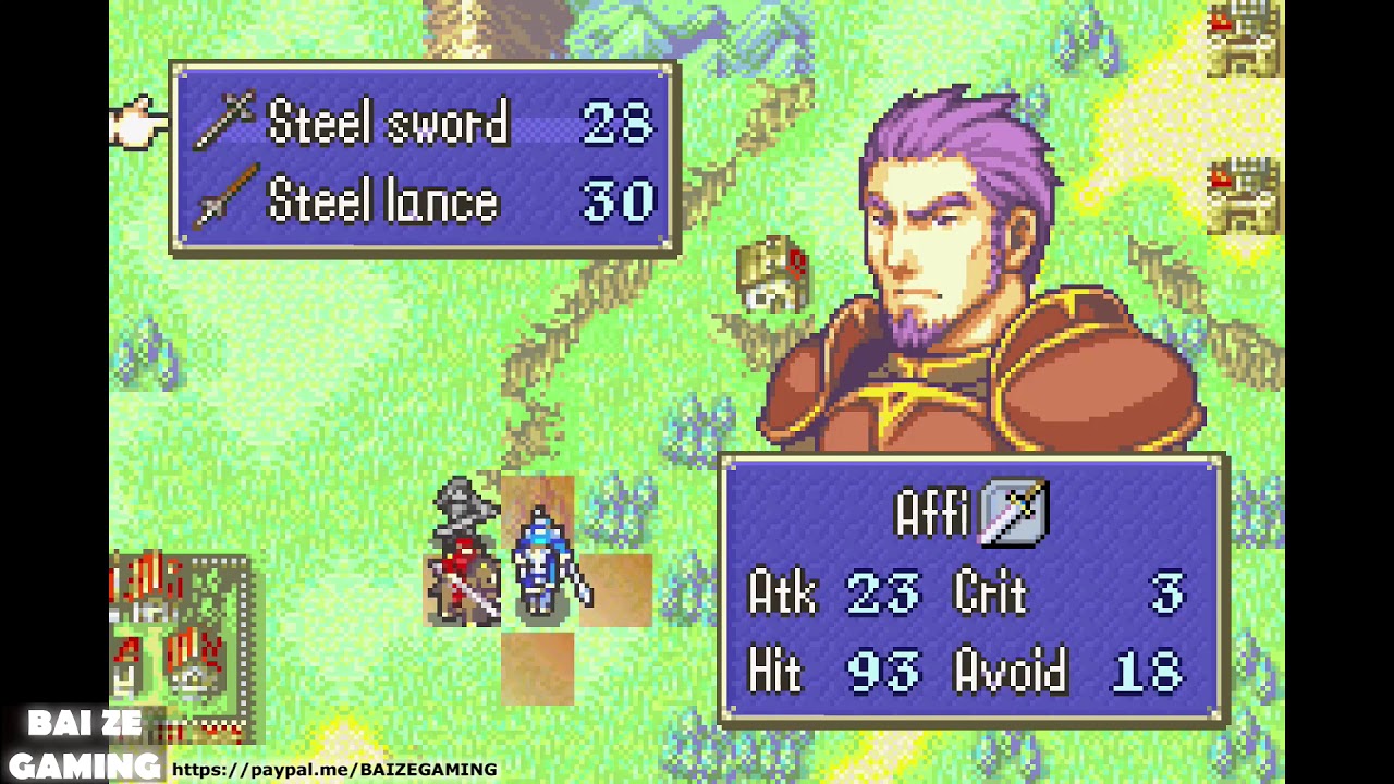 Fire Emblem GBA Blazing Blade 22 Ch15 Cutscenes! - YouTube