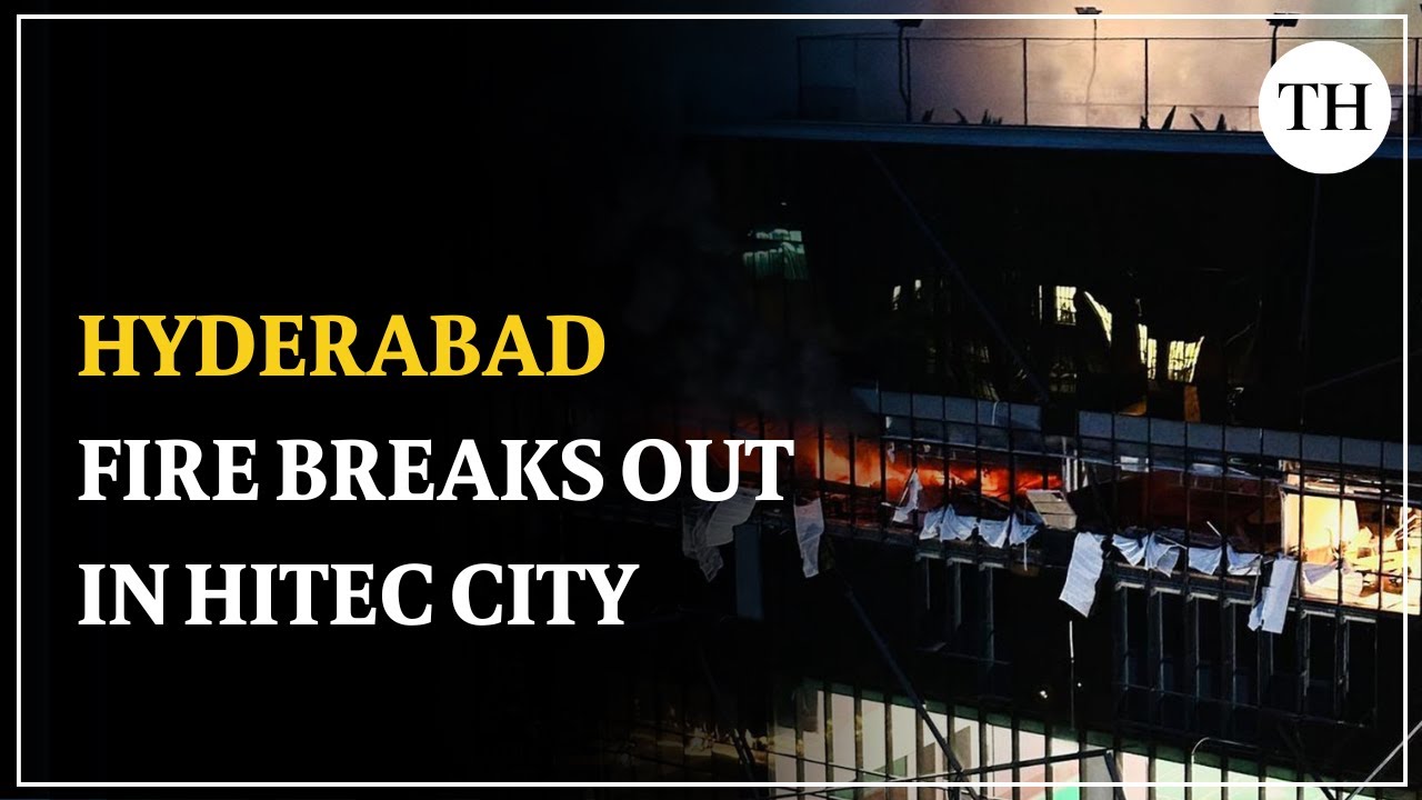 Fire breaks out at Sattva Elixir in Hyderabad's HITEC City - YouTube
