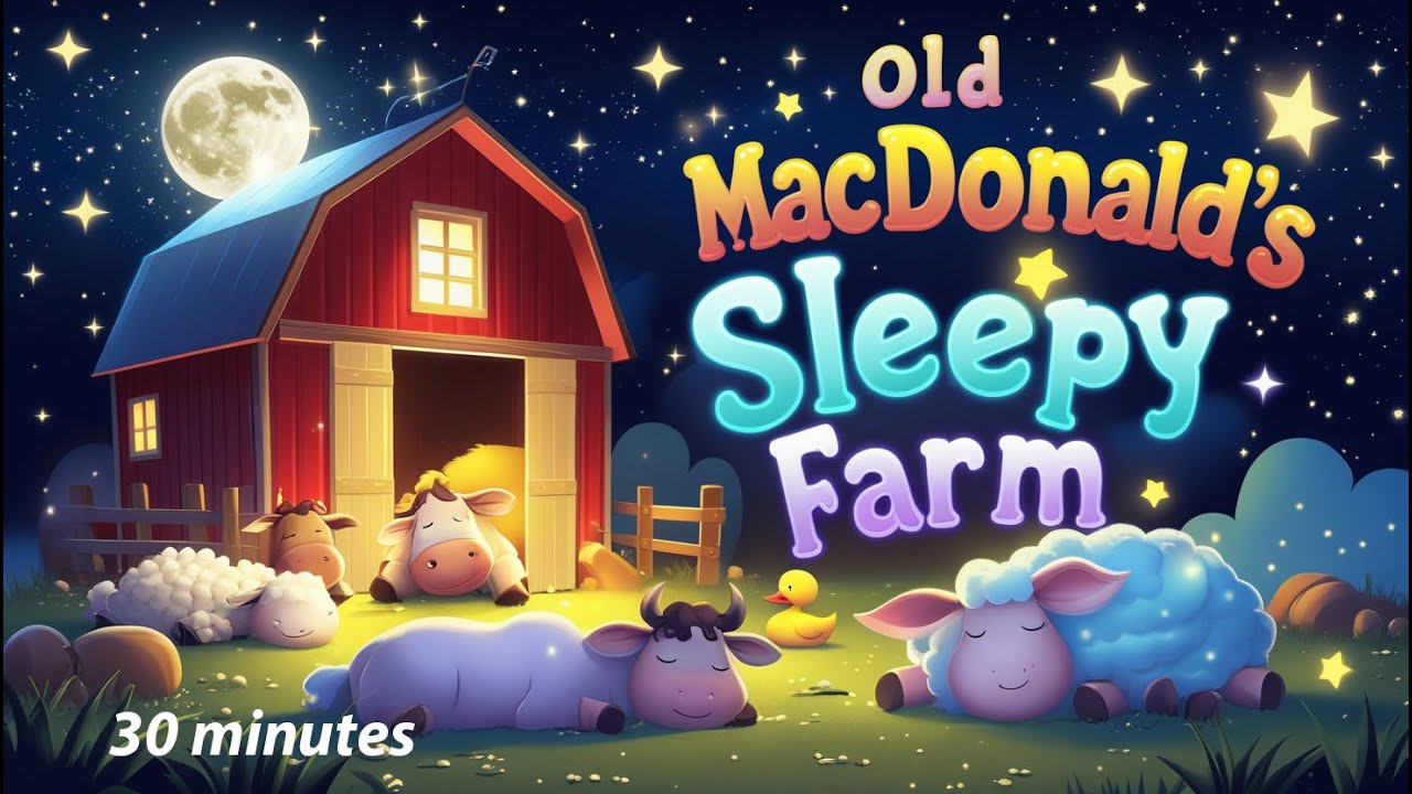 Old MacDonald’s Sleepy Farm | Magical Lullaby for Kids | 30-Minute ...