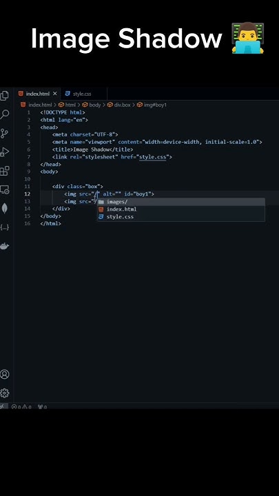 Image Shadow Using Html Cssprogramming Htmlcss Javascript Webdevelopmenthtml5 Coding