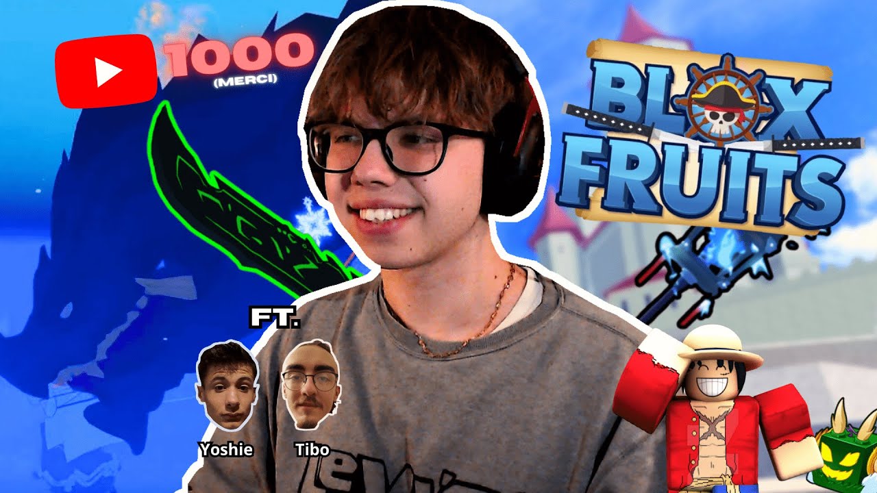 UPDATE CADEAU A 3H, ON CONTINUE LE FARM BLOXFRUITS LEV (1000 ABOS MERCI ...