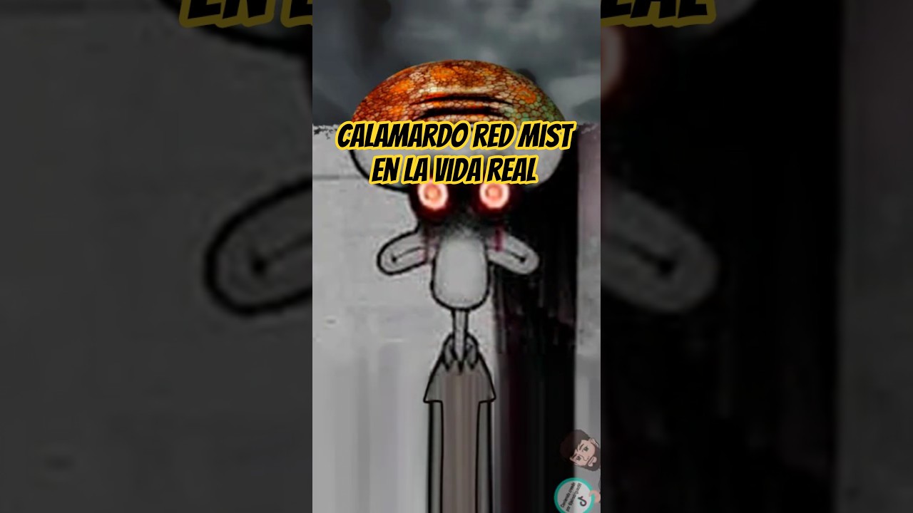 Calamardo Red Mist en la vida real 🎃 Especial Halloween #shorts - YouTube