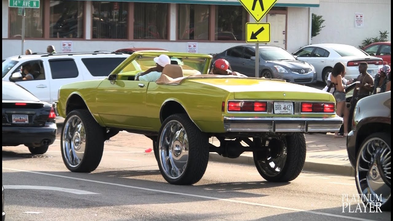 CAPRICE CONVERTIBLE on 30 INCH DUB MOGUL- MYRTLE BEACH - YouTube