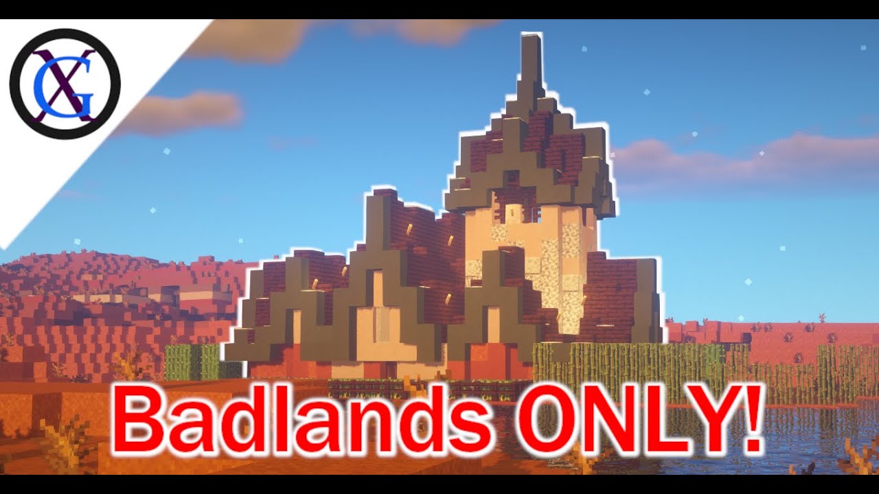 Badlands ONLY Challenge - Minecraft Building Timelapse - YouTube