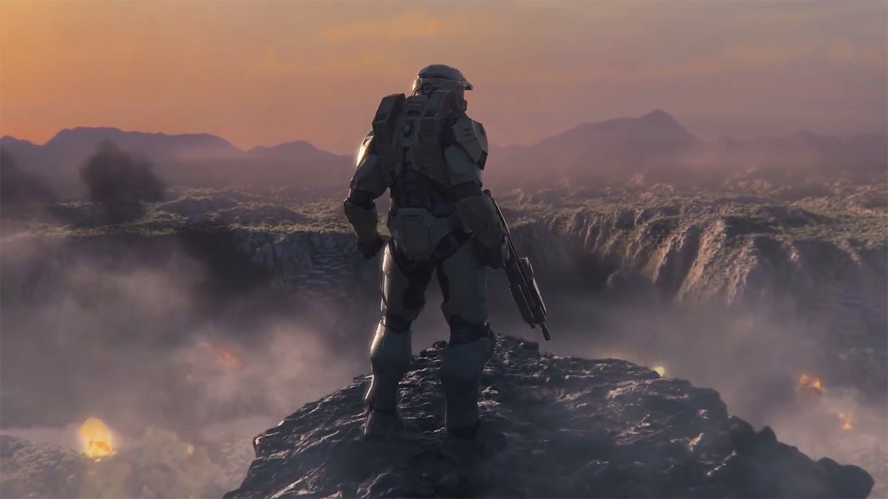 HALO INFINITE CINEMATIC CLIP + drivable SCARAB, REACH VR, 2020 "biggest ...