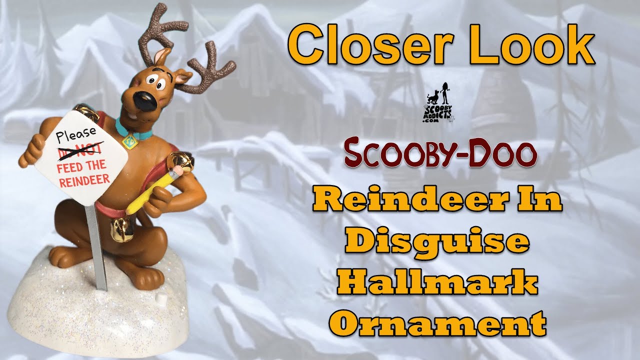 Scooby-Doo Reindeer in Disguise Hallmark Christmas Ornament - Closer ...