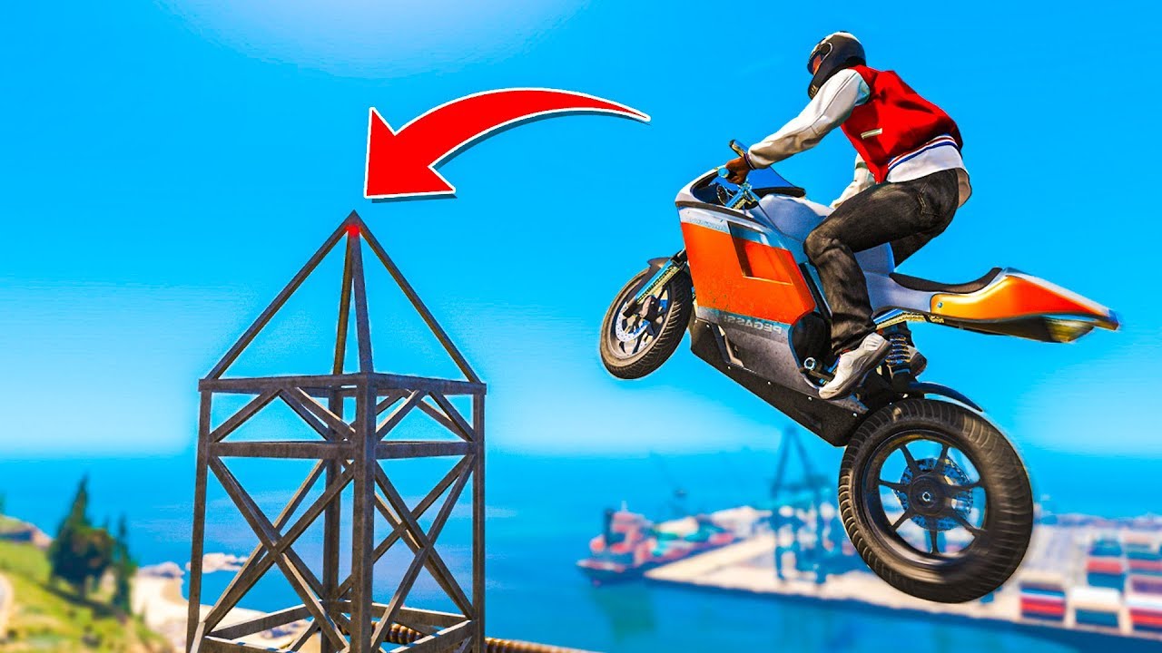 The LUCKIEST GTA 5 STUNT Ever! (GTA 5 Stunts & Fails) - YouTube