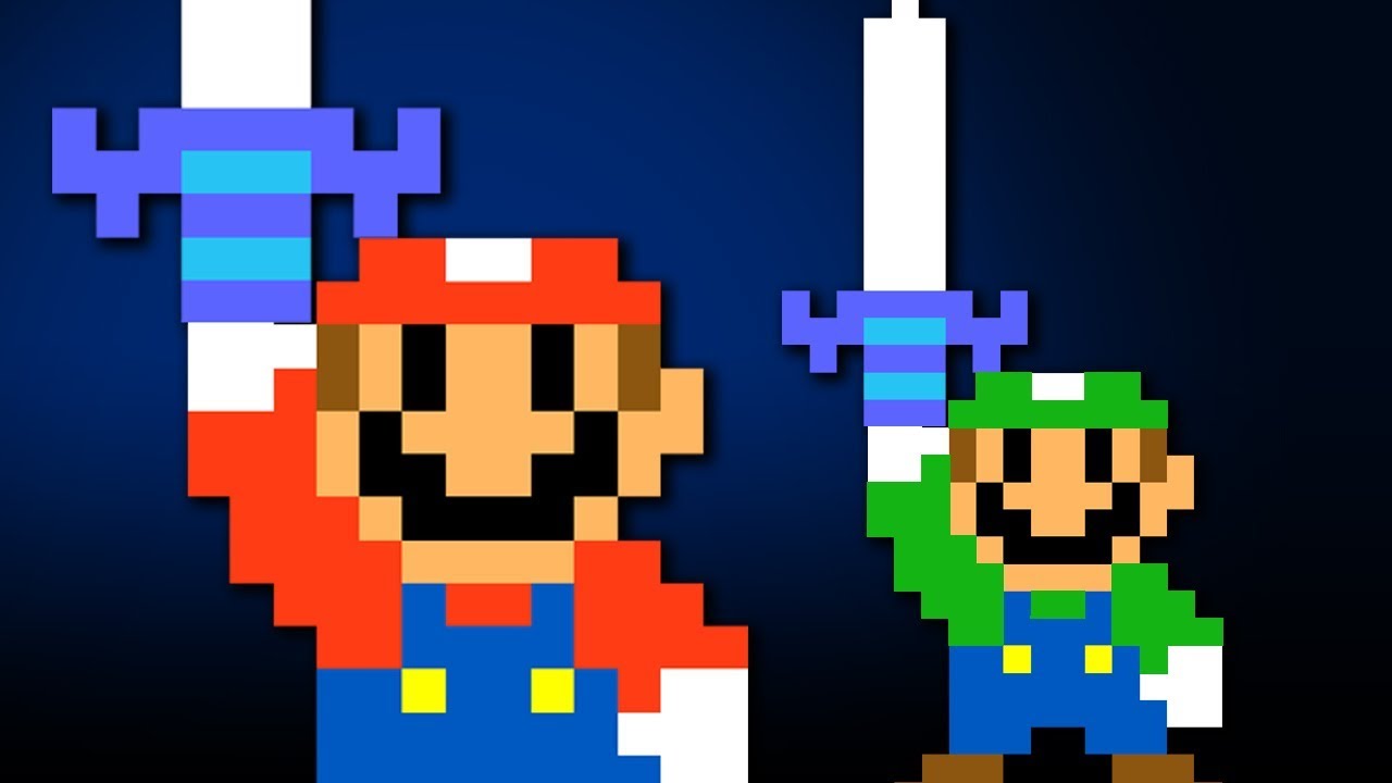 Mario and Luigi Play with Swords - YouTube