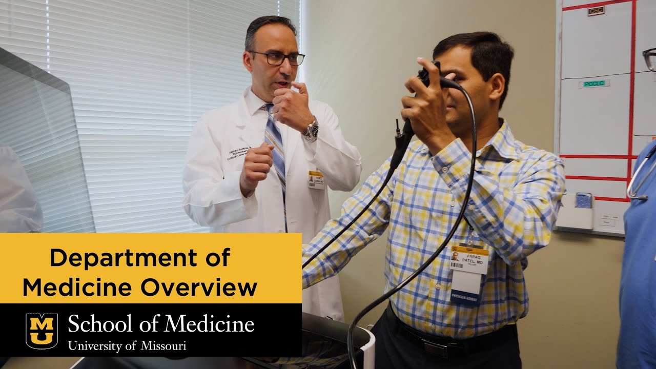 MU School of Medicine: Department of Medicine Overview - YouTube