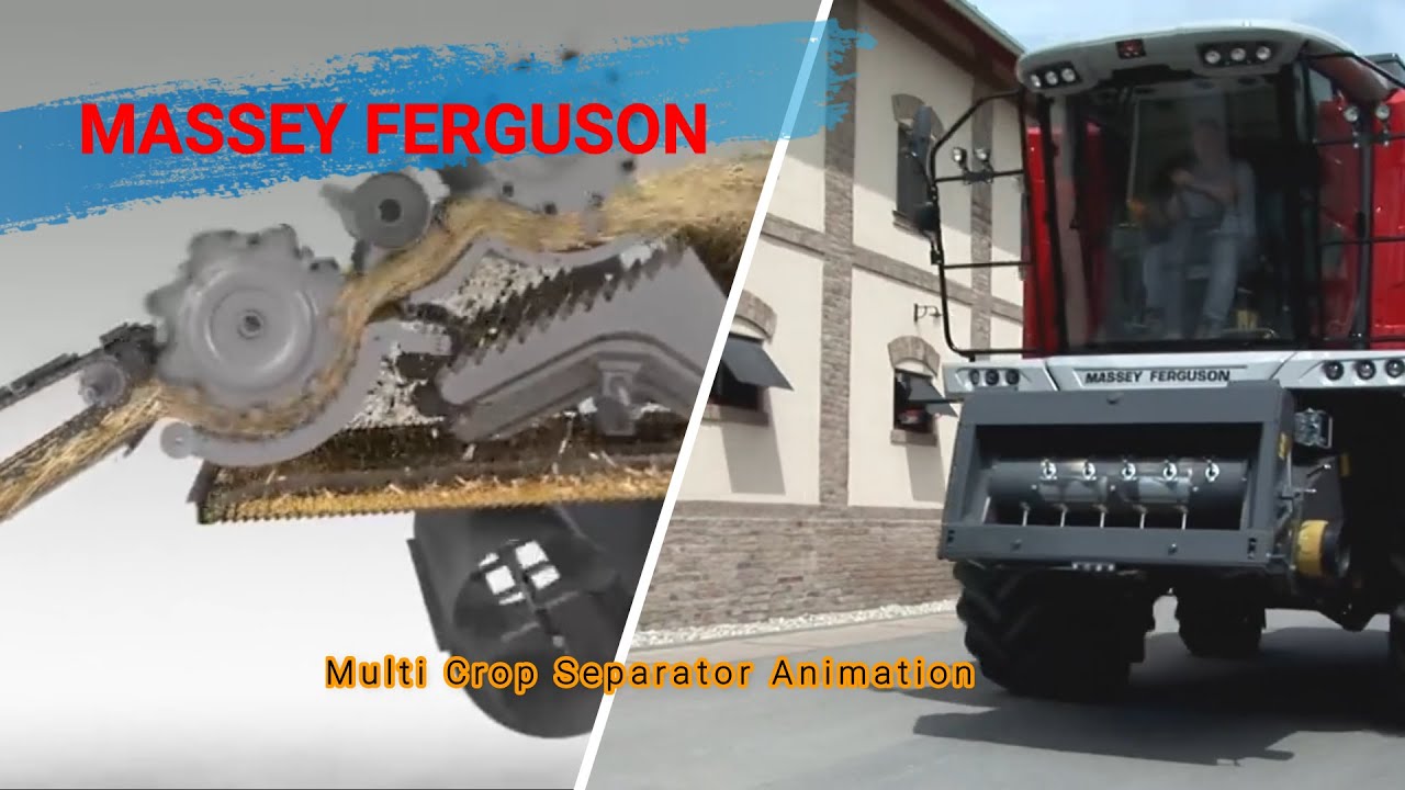 Massey Ferguson Combine Animation - YouTube