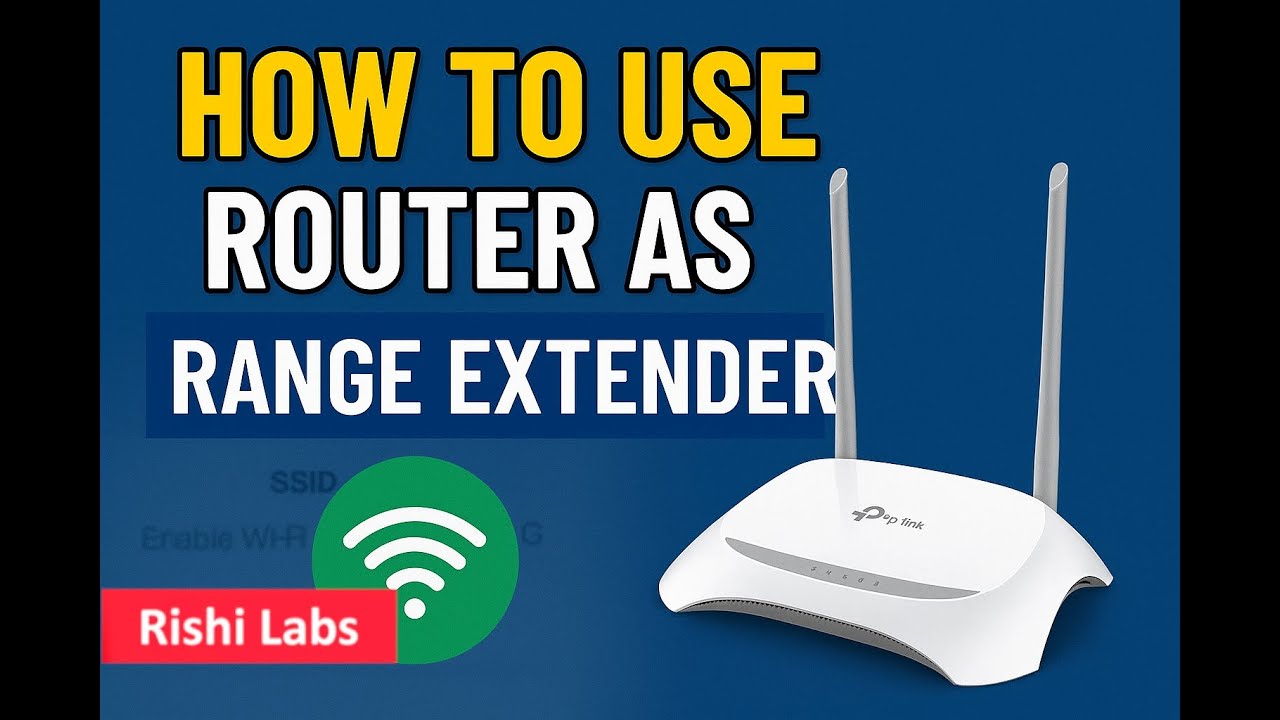 How to Use Old TP Link Router as WiFi Range Extender | Step by Step ...