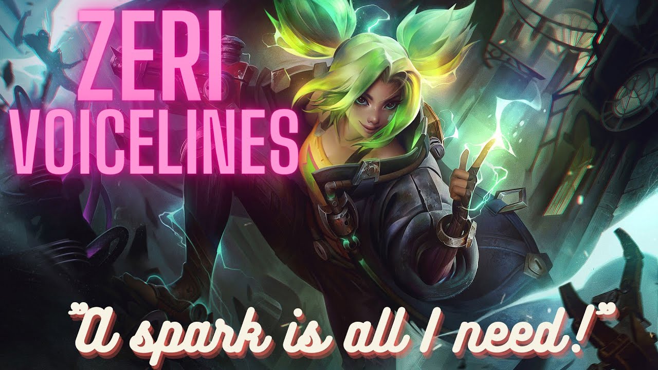 Zeri Voice Lines English Subtitled - League of Legends - YouTube