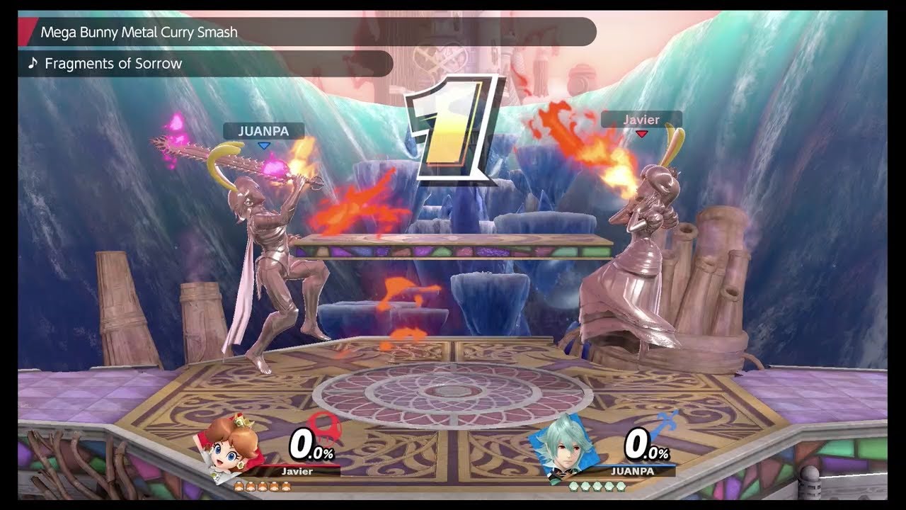 Super Smash Bros. Ultimate Special Smash Metal Spicy Daisy vs Metal ...