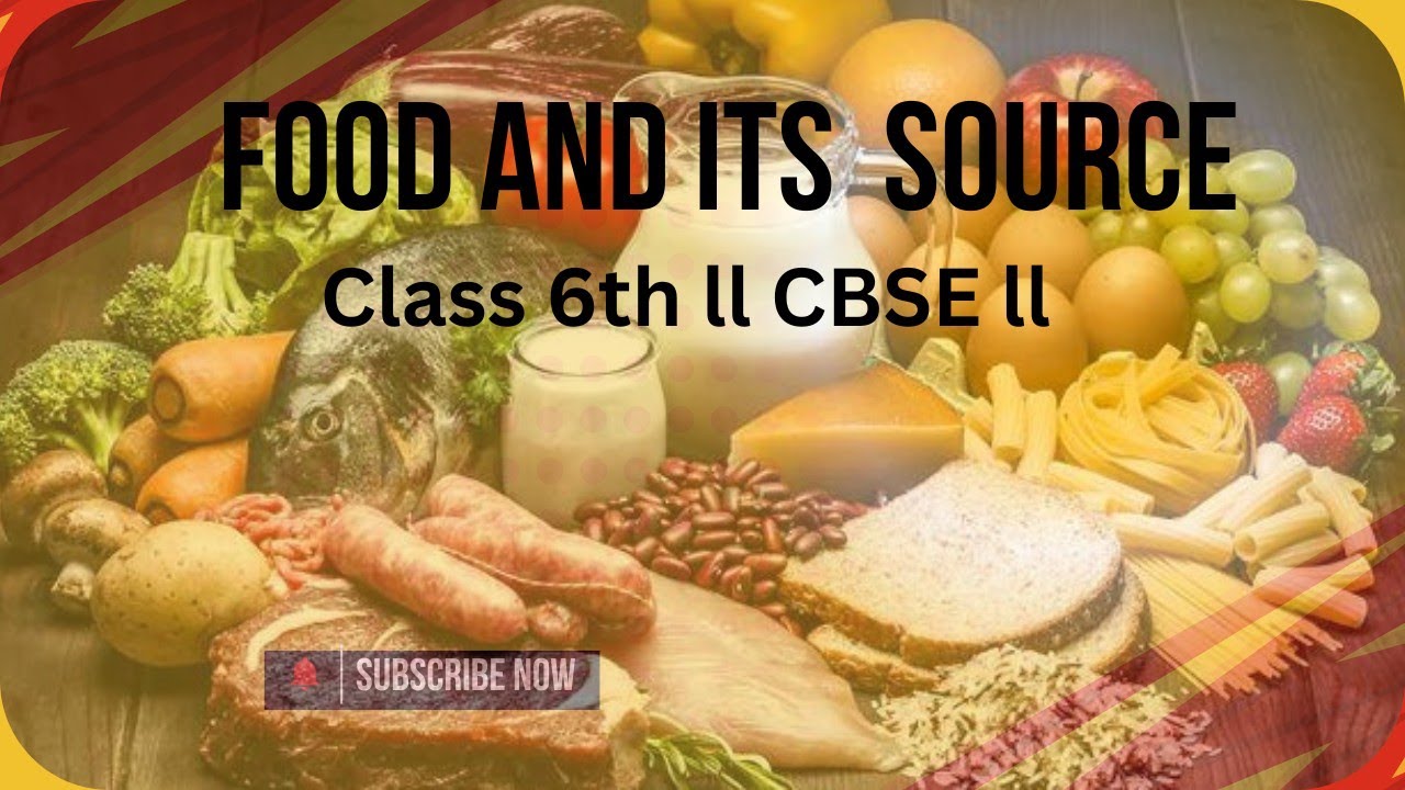 Food and its variety ll Why do we need food ll Class 6th ll CBSE ll ...