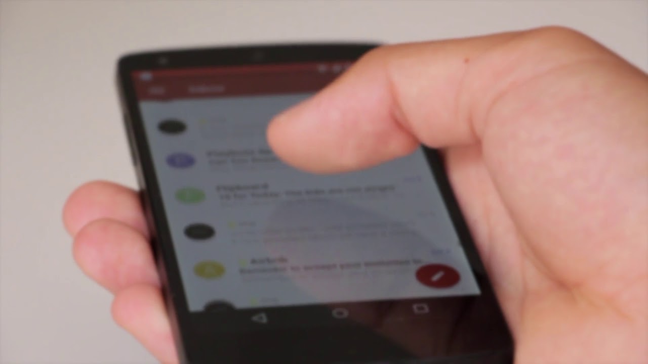 Scrolling Through Mobile Phone - YouTube