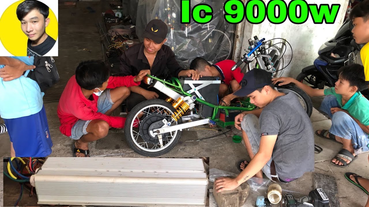 bình fuho quay quá trình ráp bo 9000w cho xe điện độ sẽ NTN - Ngự Bình ...