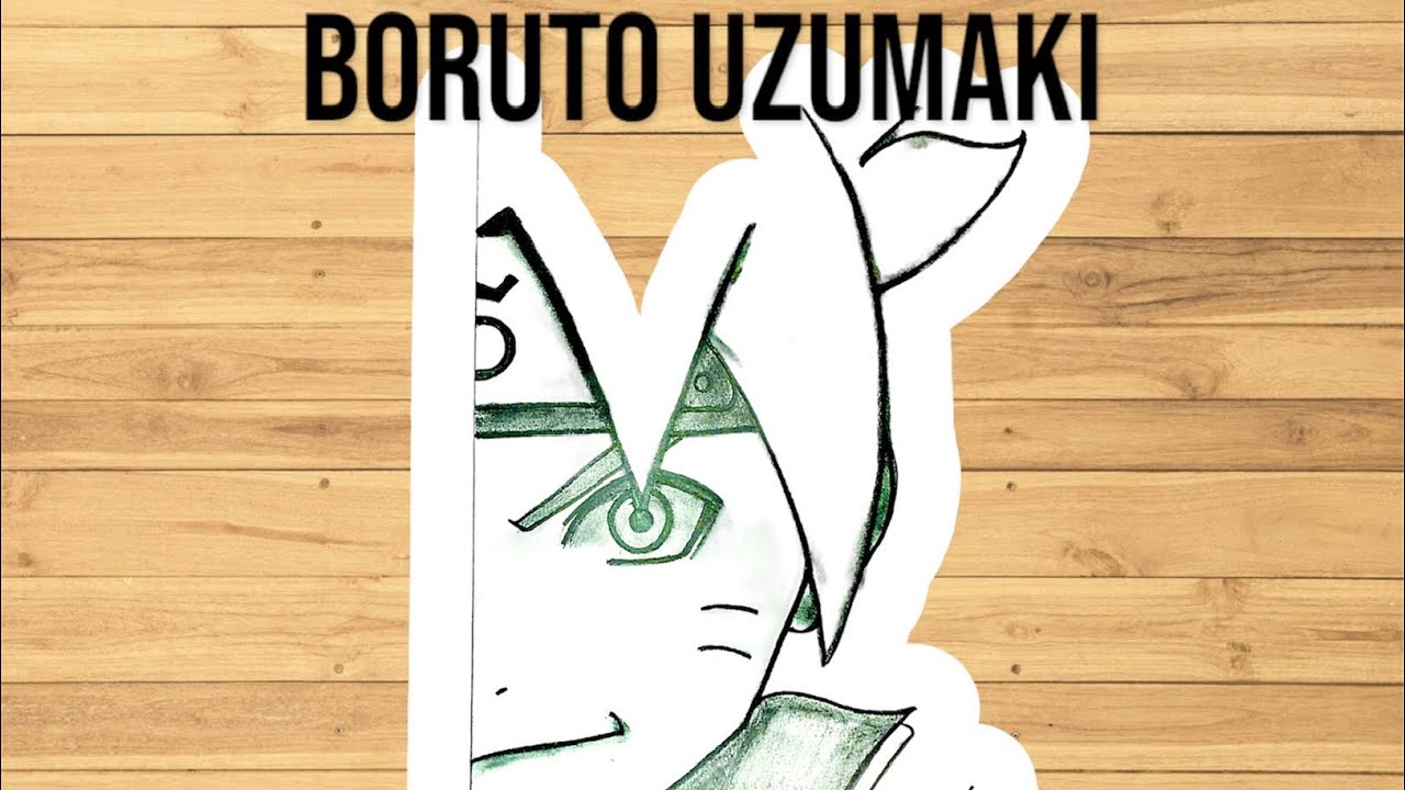 How to draw Boruto Uzumaki step by step | TUTORIAL - YouTube