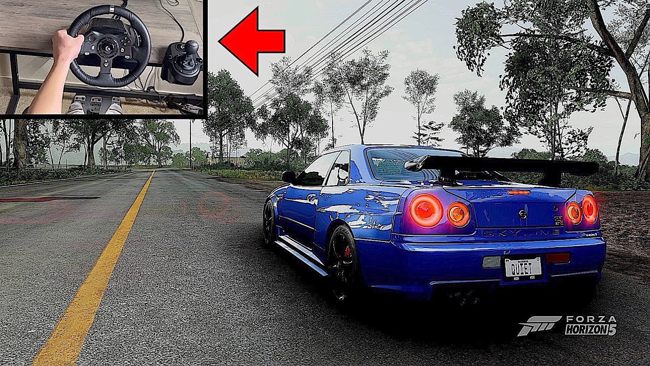 Fast and furious 800hp GTR R34 skyline forza horizon 5 gameplay with ...