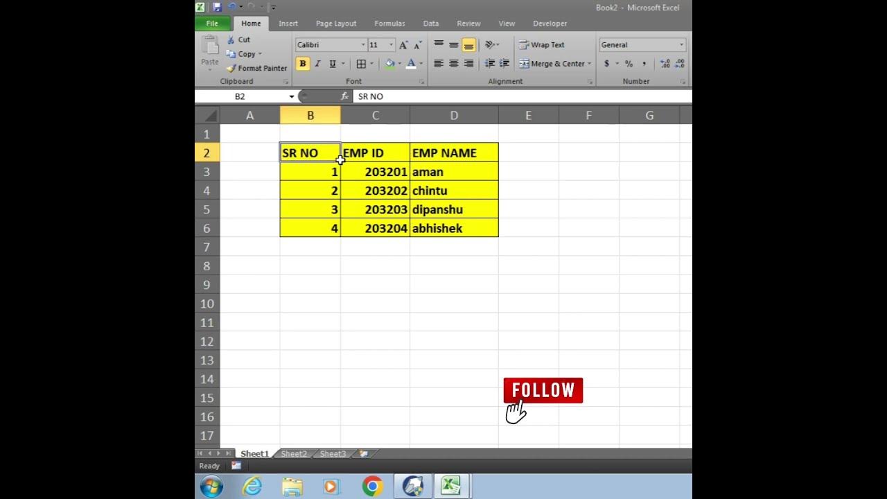 magic trick ⭐⭐ #excel #computereducation #excelfunction #excelformula - YouTube