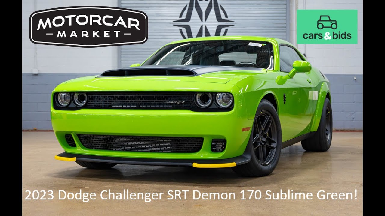 2023 Dodge SRT Demon 170 Sublime Green - YouTube