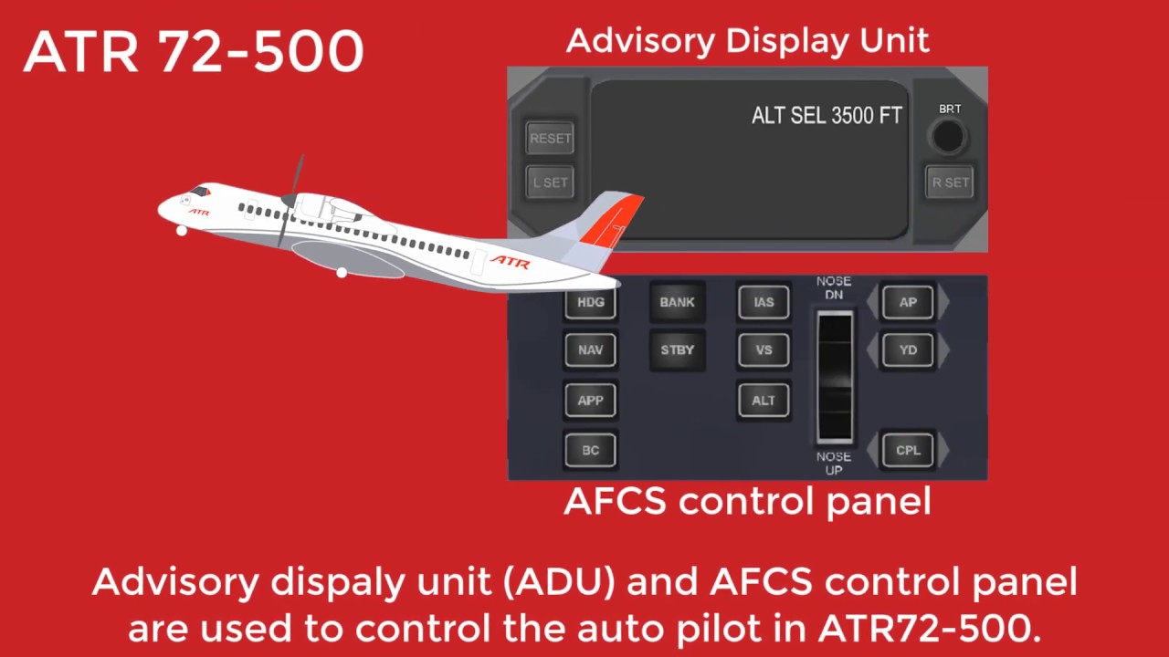 Autopilot Control panel problem on ATR 72-500 - YouTube