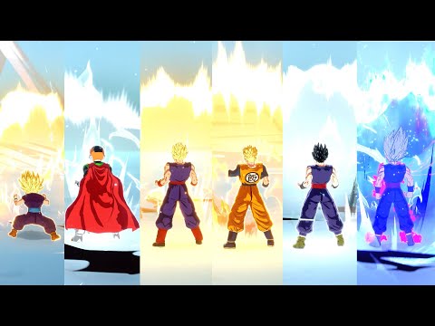 ALL GOHAN TRANSFORMATIONS - Dragon Ball: Sparking! Zero
