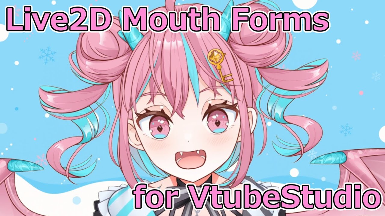 【Live2DWIP】口の形状：mouth Forms rig in Live2D - YouTube