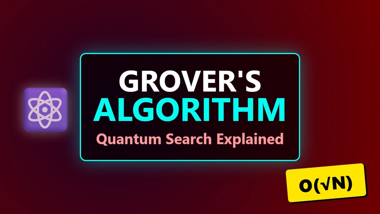 Grover's Algorithm Explained: Quantum Search Speedup ⚛️ - YouTube