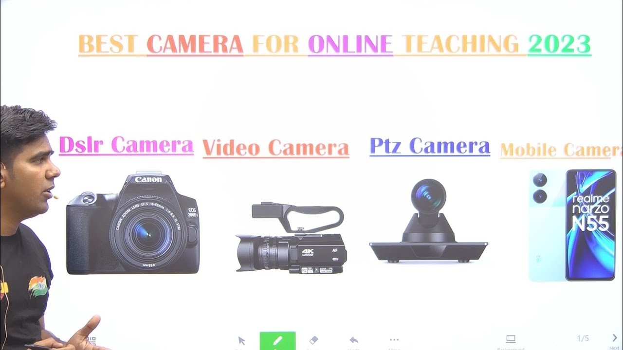 #Best Camera For online Teaching l Live class l Lacture Recording l ...