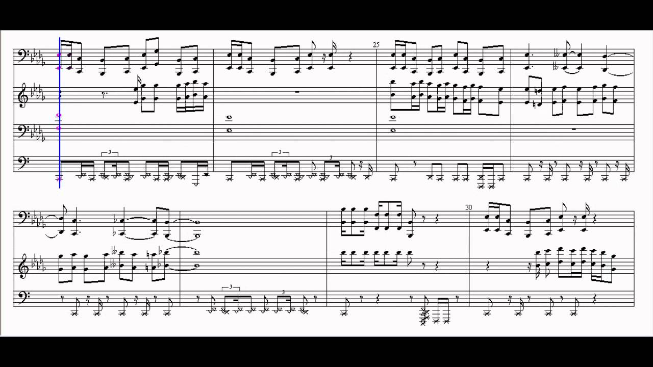 Sonic The Hedgehog 3: Mini Boss Sheet Music - YouTube