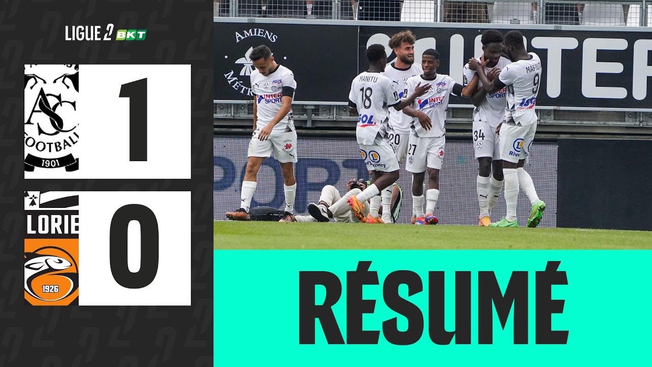 AMIENS SC - FC LORIENT (1-0) - 3ème journée - Ligue 2 BKT 24/25 - YouTube