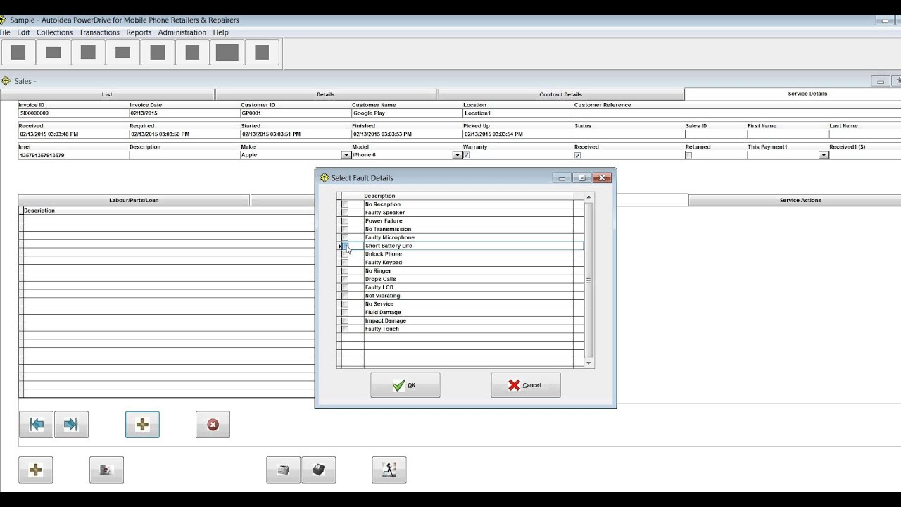 Autoidea PowerDrive, Customizable Business Software: Repair Service for ...