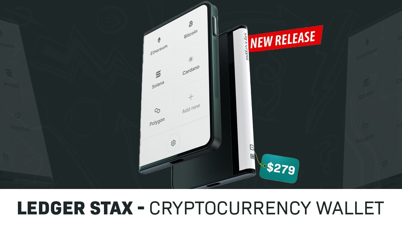 The New Cryptocurrency Hardware Wallet - Ledger Stax - YouTube