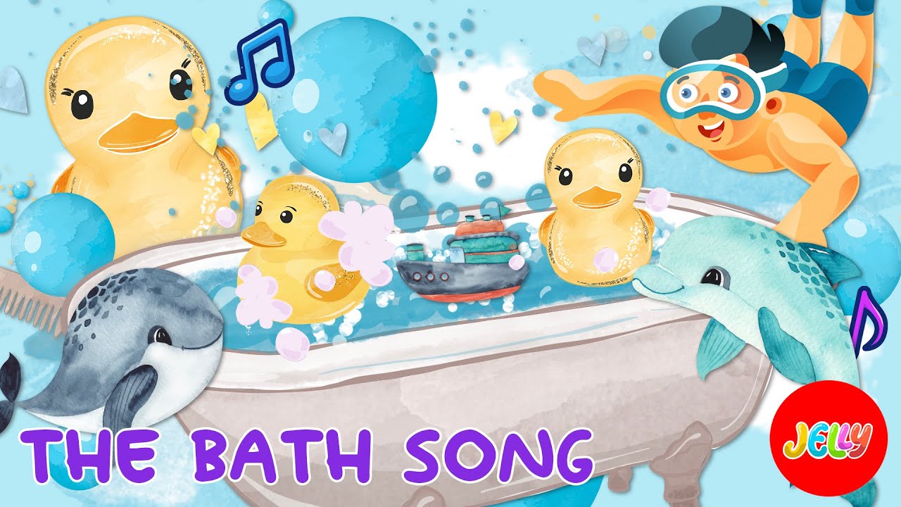 The Bath Song | Nursery Rhymes Song | Kids Songs | Sing-along Song | お ...