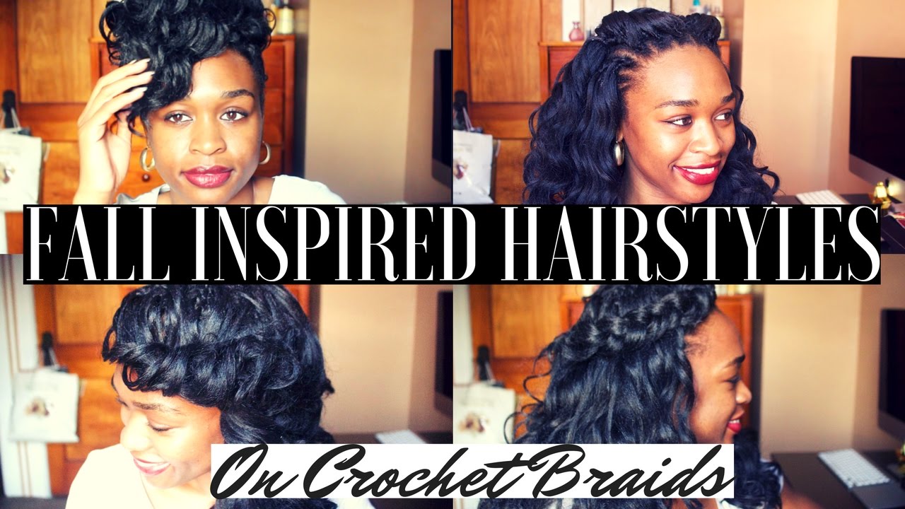 7 Fall Inspired Hairstyles on Crochet Braids| Kima Braid Ocean Wave ...