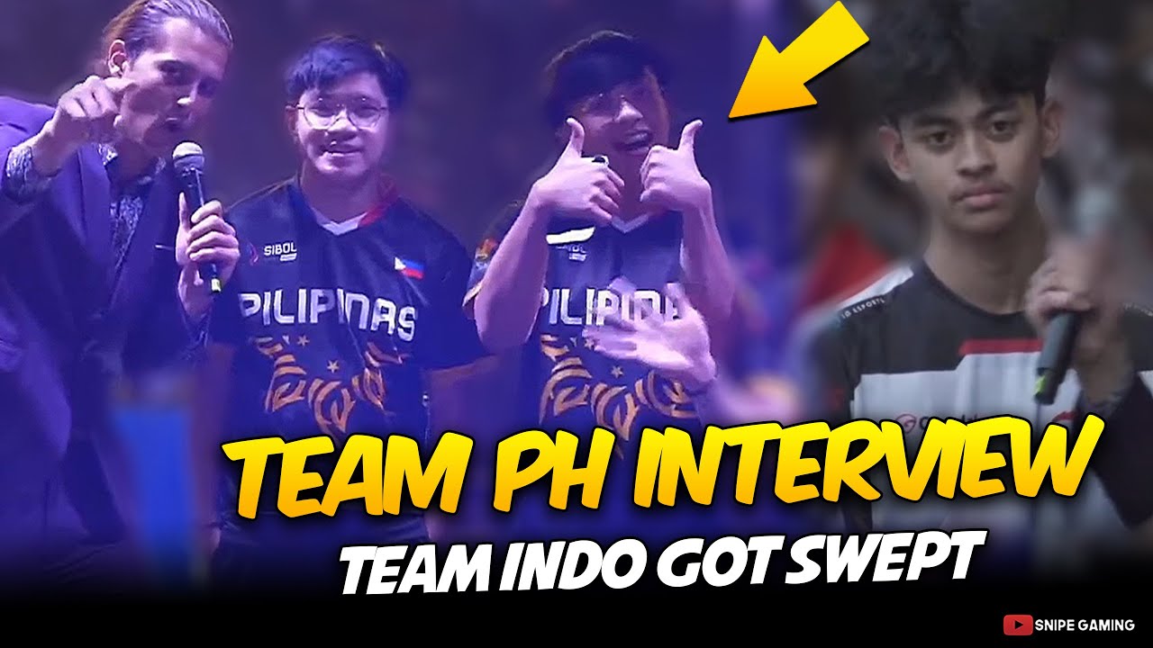 TEAM PHILIPPINES INTERVIEW AFTER SWEEPING TEAM INDONESIA . . . 🤯 - YouTube