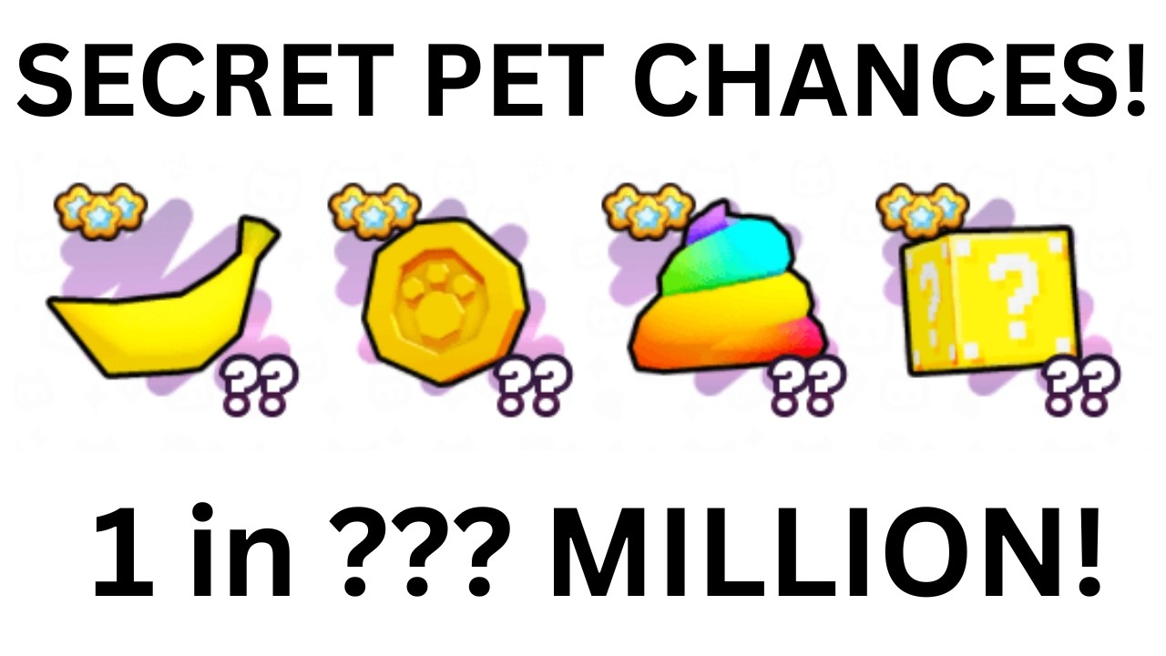 SECRET PET CHANCES IN PET SIMULATOR 99! - YouTube