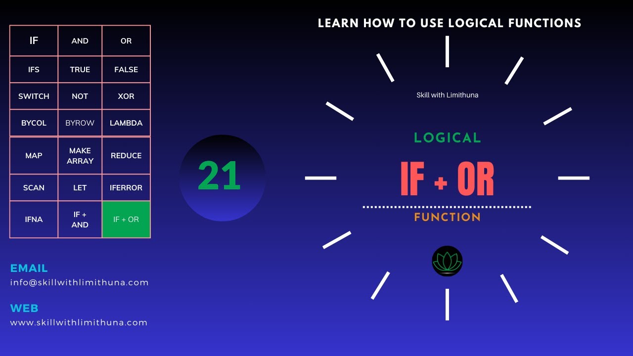 04. Logical: IF with OR Function - YouTube