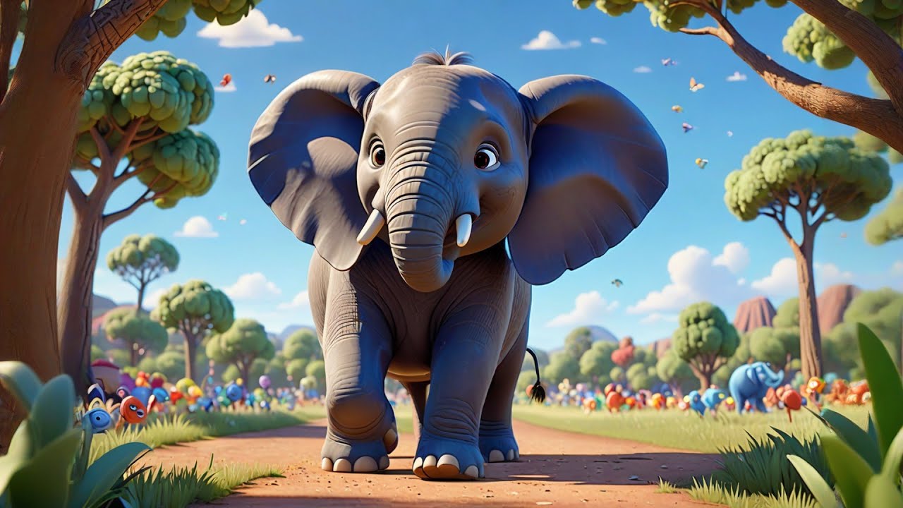 Elephant Parade Dance — Stomp and Sing Song! | Fun Elephant Song for ...